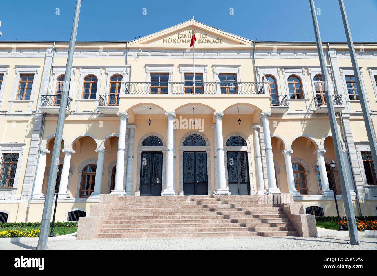 Restored Izmir government house Stock Photo - Alamy