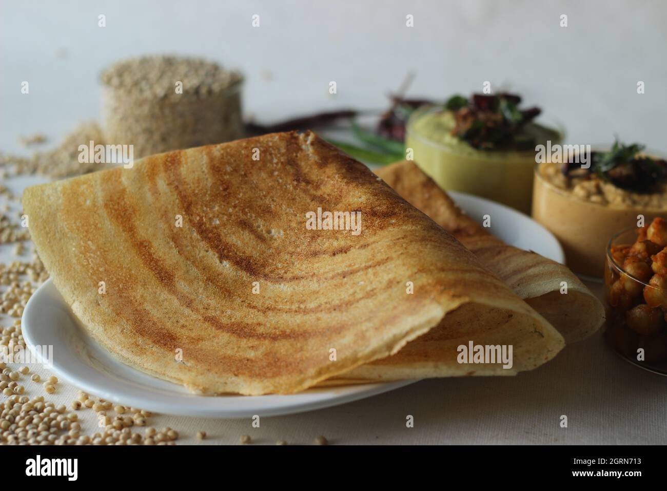 Sorghum Pancakes. Crispy pancakes made of whole grain Sorghum and ...