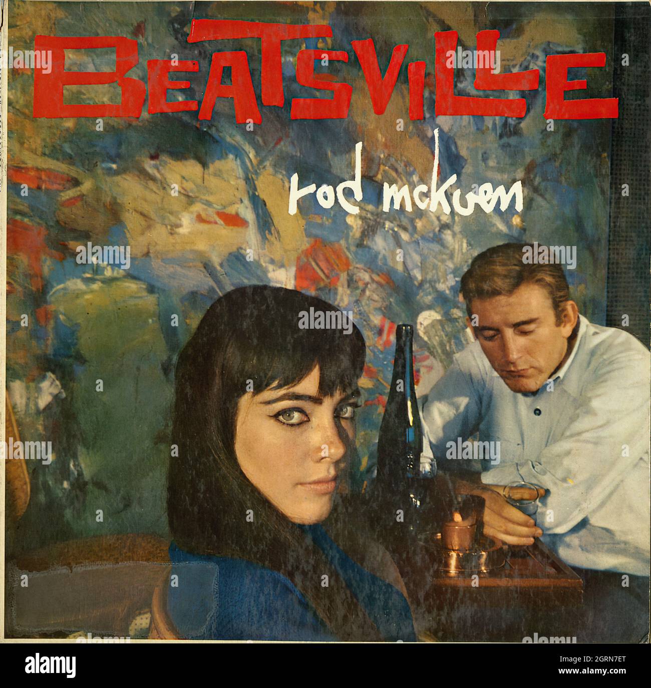 Vintage album cover art kitsch hi-res stock photography and images - Alamy