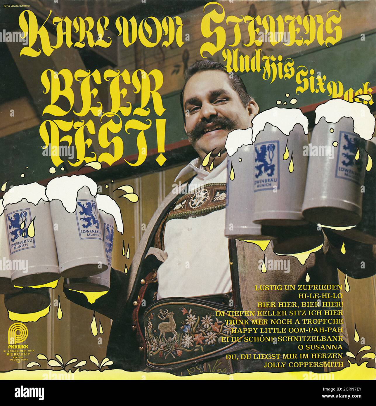 Vintage album cover art kitsch hi-res stock photography and images - Alamy