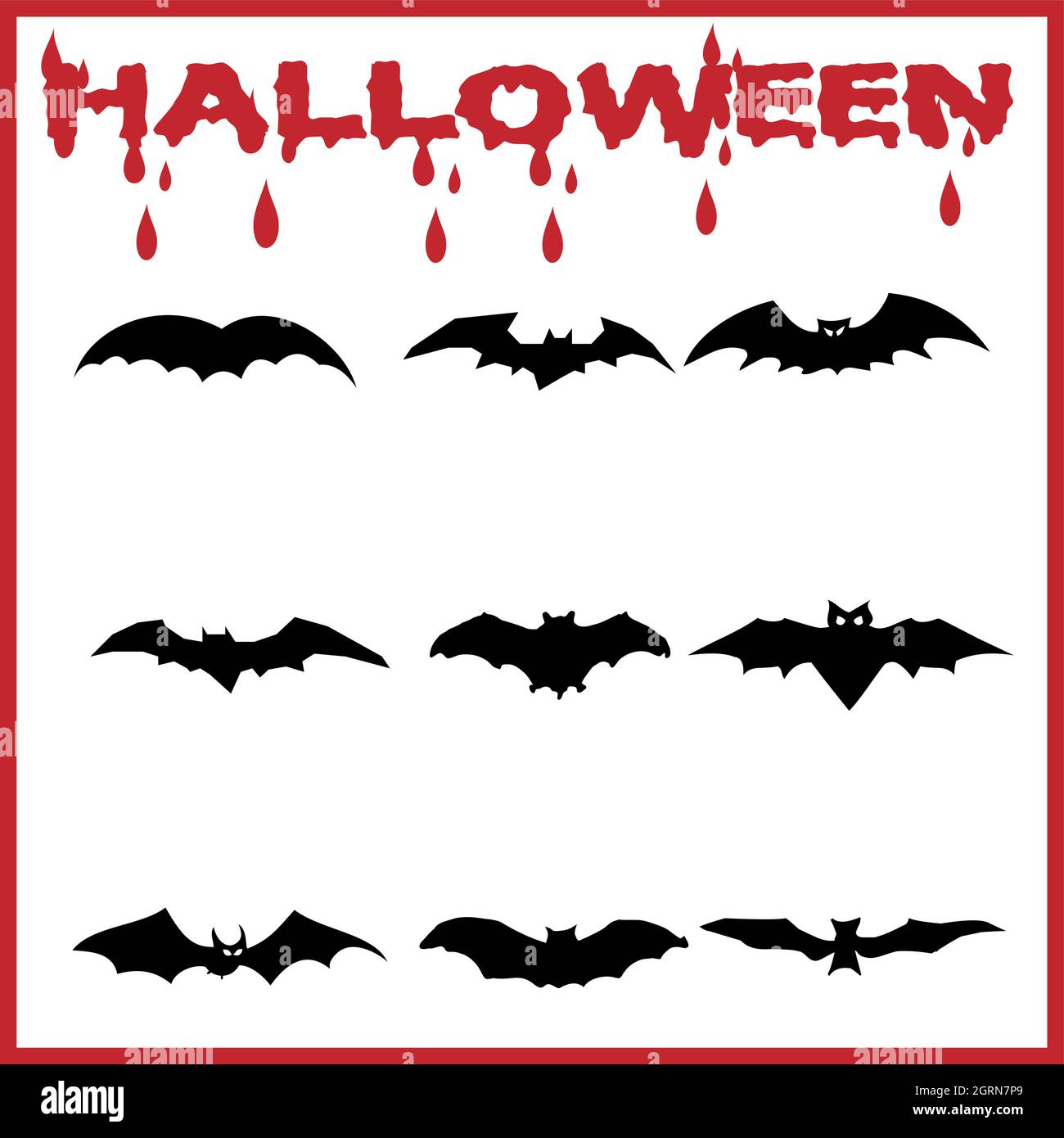 collection bat logo or bat icon for for halloween, Halloween icon set ...