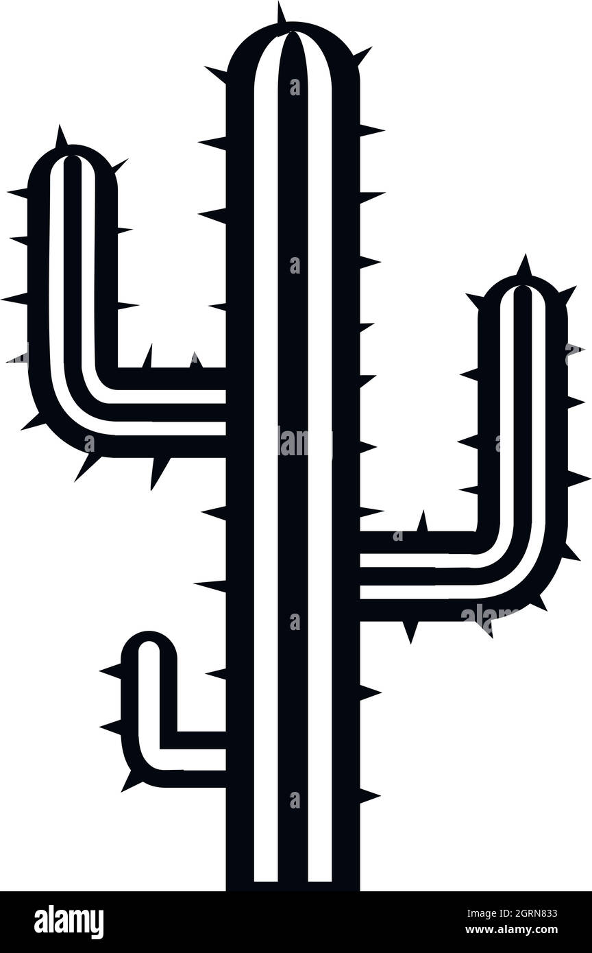 Cactus icon, simple style Stock Vector Image & Art - Alamy
