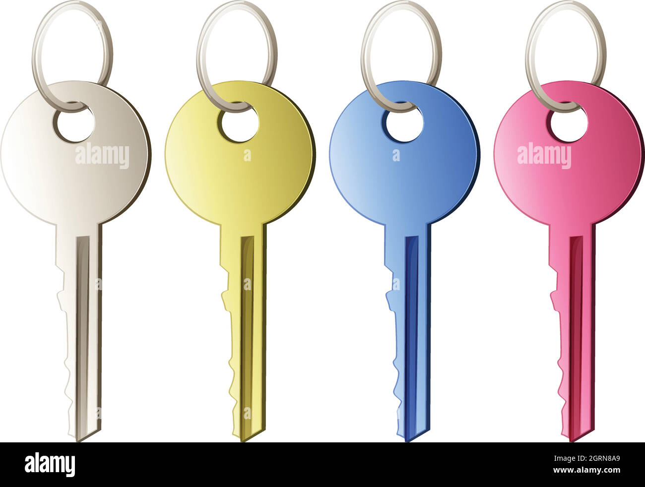 Set of keys Stock Vector Image & Art - Alamy
