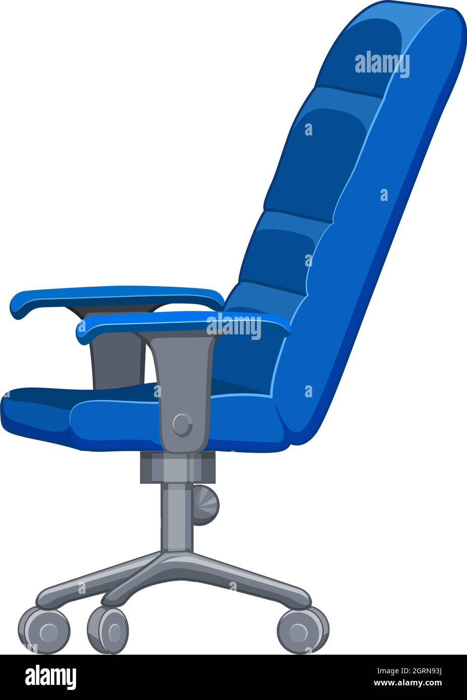 Office chair in blue color Stock Vector Image & Art - Alamy