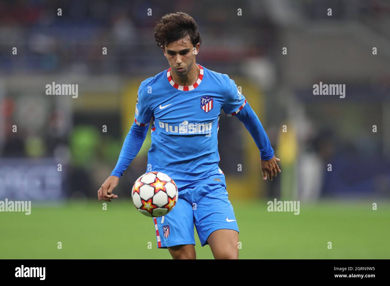 Milan, Italy, 28th September 2021. Joao Felix of Atletico Madrid during ...