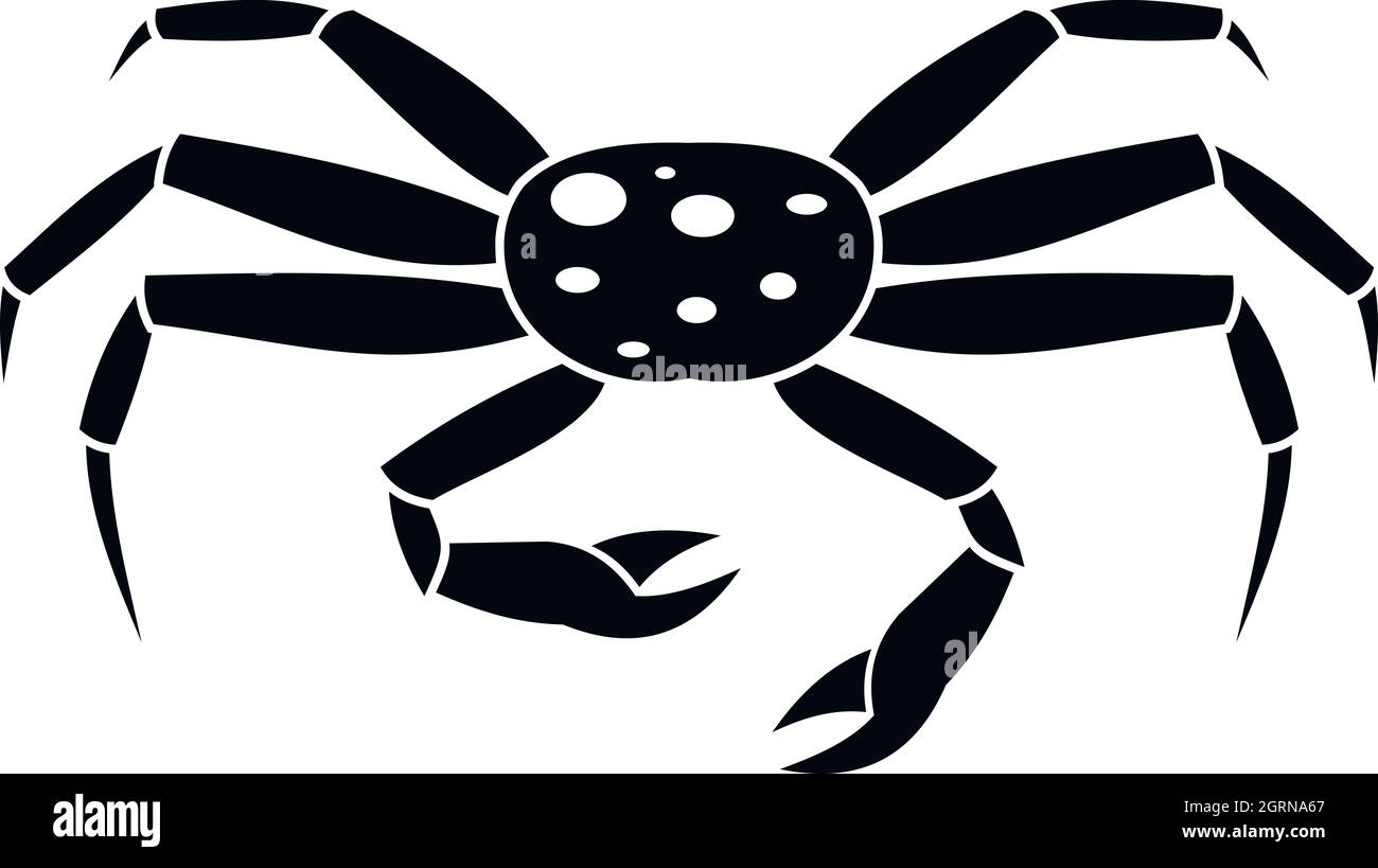 Crab seafood icon, simple style Stock Vector Image & Art - Alamy