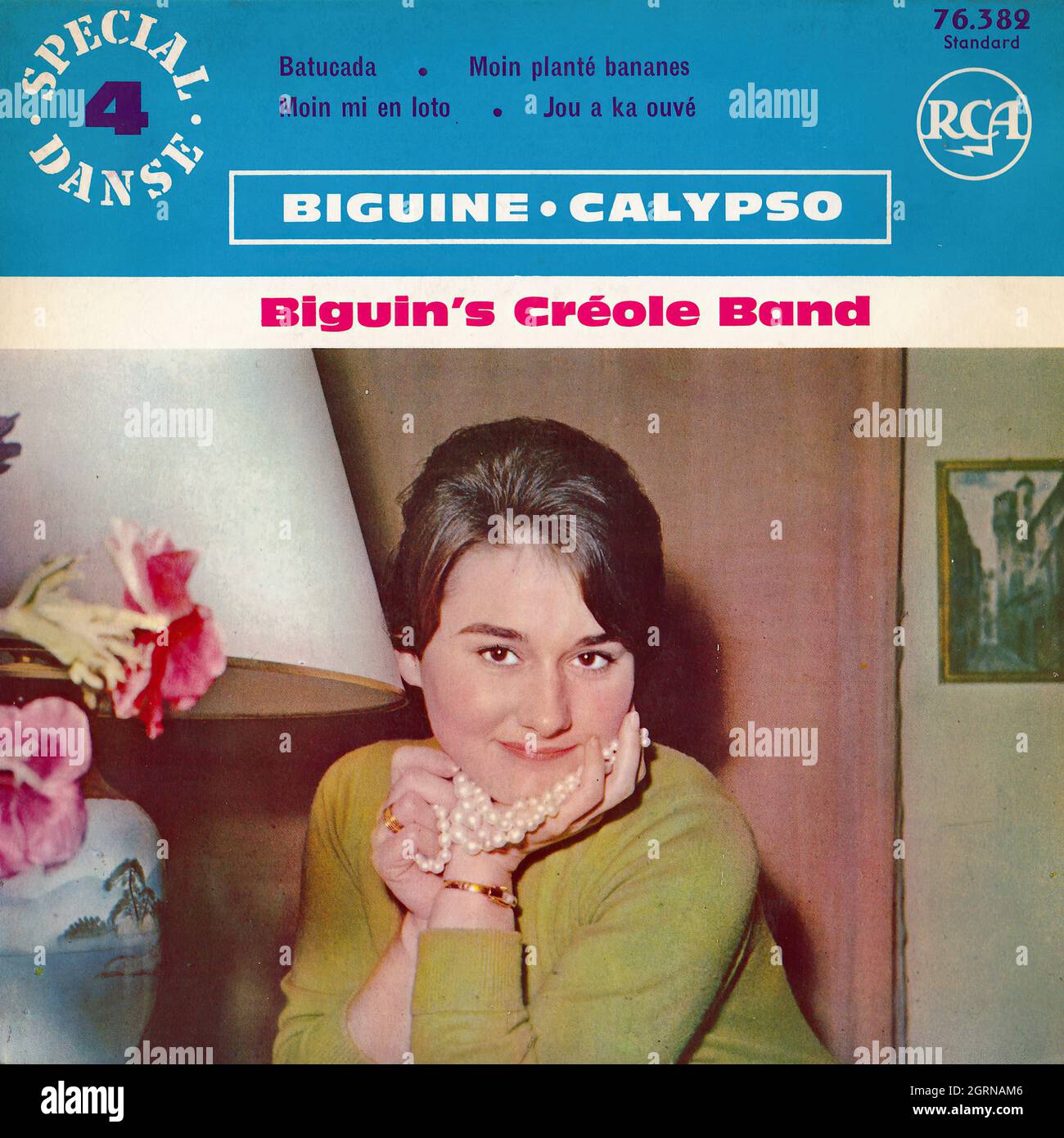 Biguin's Créole Band - Biguine Calypso EP - Vintage Vinyl Record Cover ...