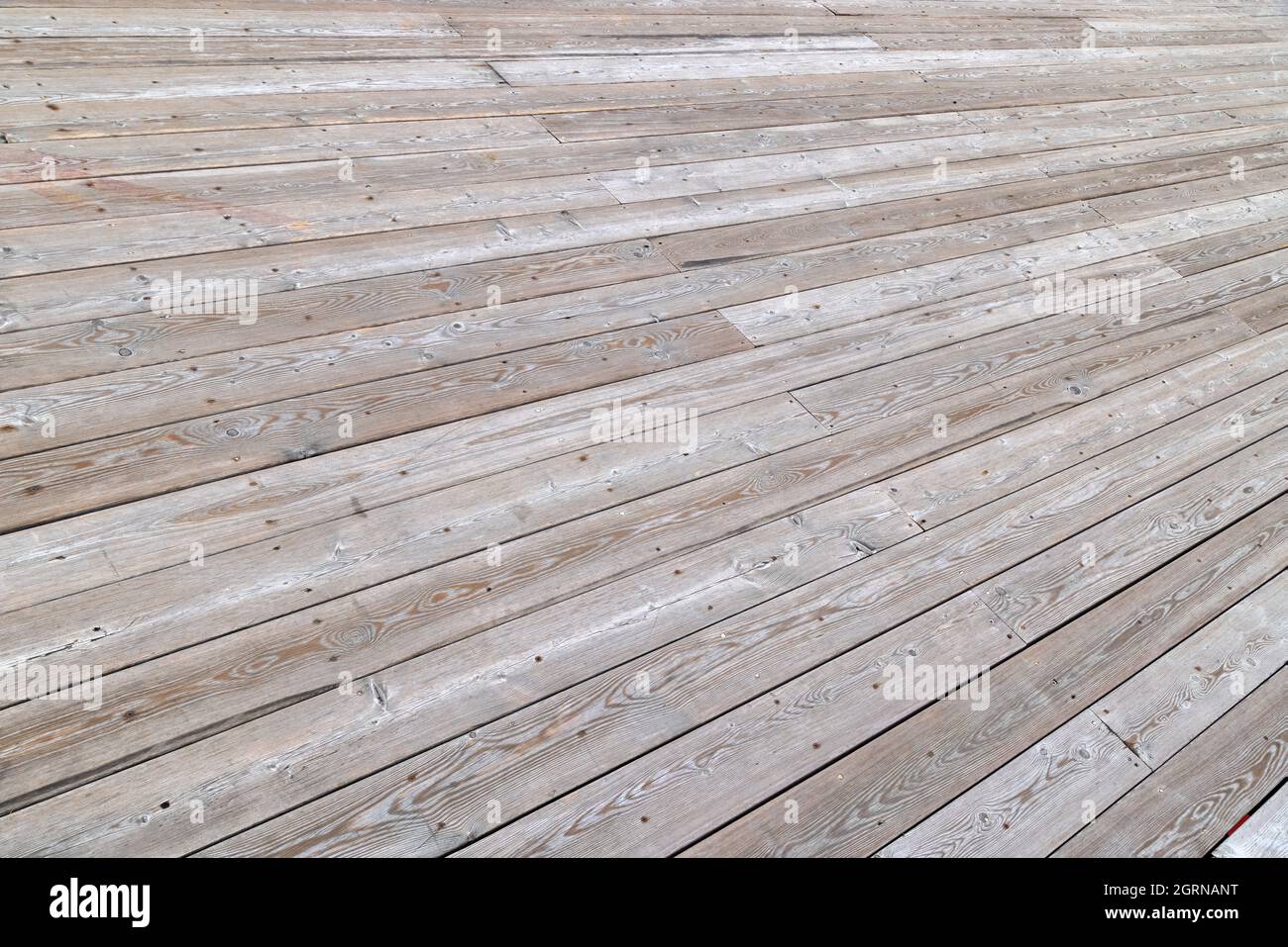 empty dry flat gray wooden deck background with perspective Stock Photo ...