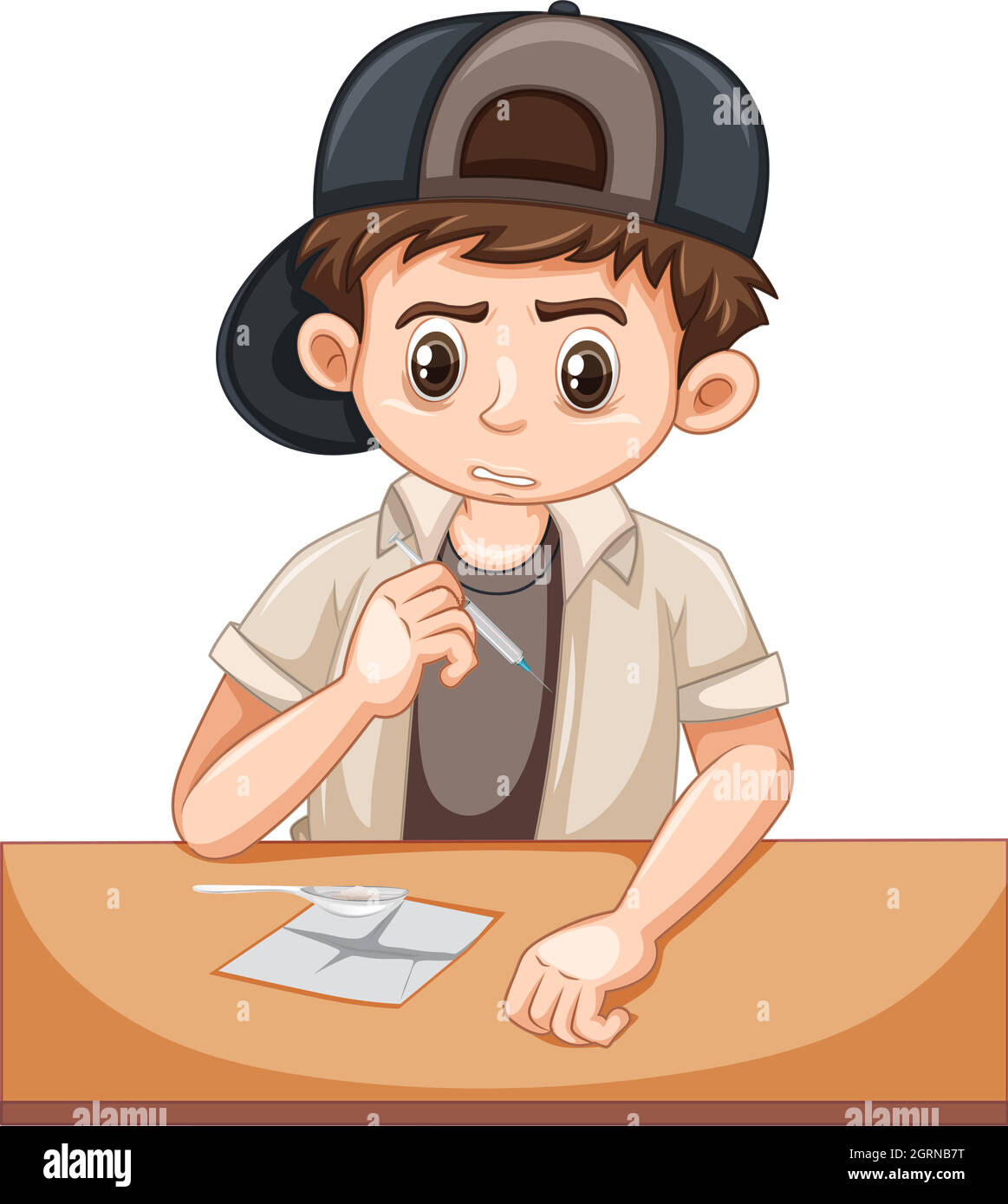 Boy jail Stock Vector Images - Alamy