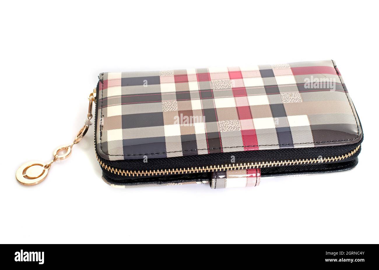Checked purse hi-res stock photography and images - Alamy