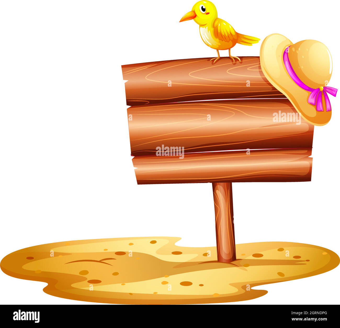 Close up wooden on beach Stock Vector Images - Alamy