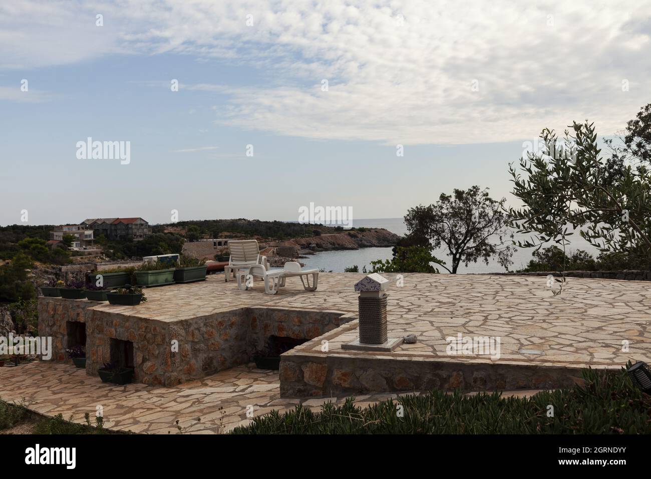 Stone terrace hi-res stock photography and images - Alamy