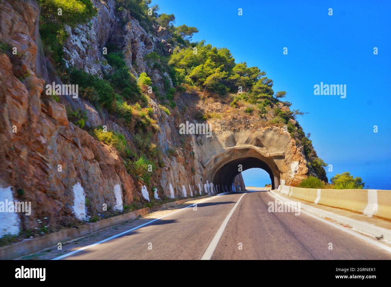 Car passing through tunnel hi-res stock photography and images - Alamy