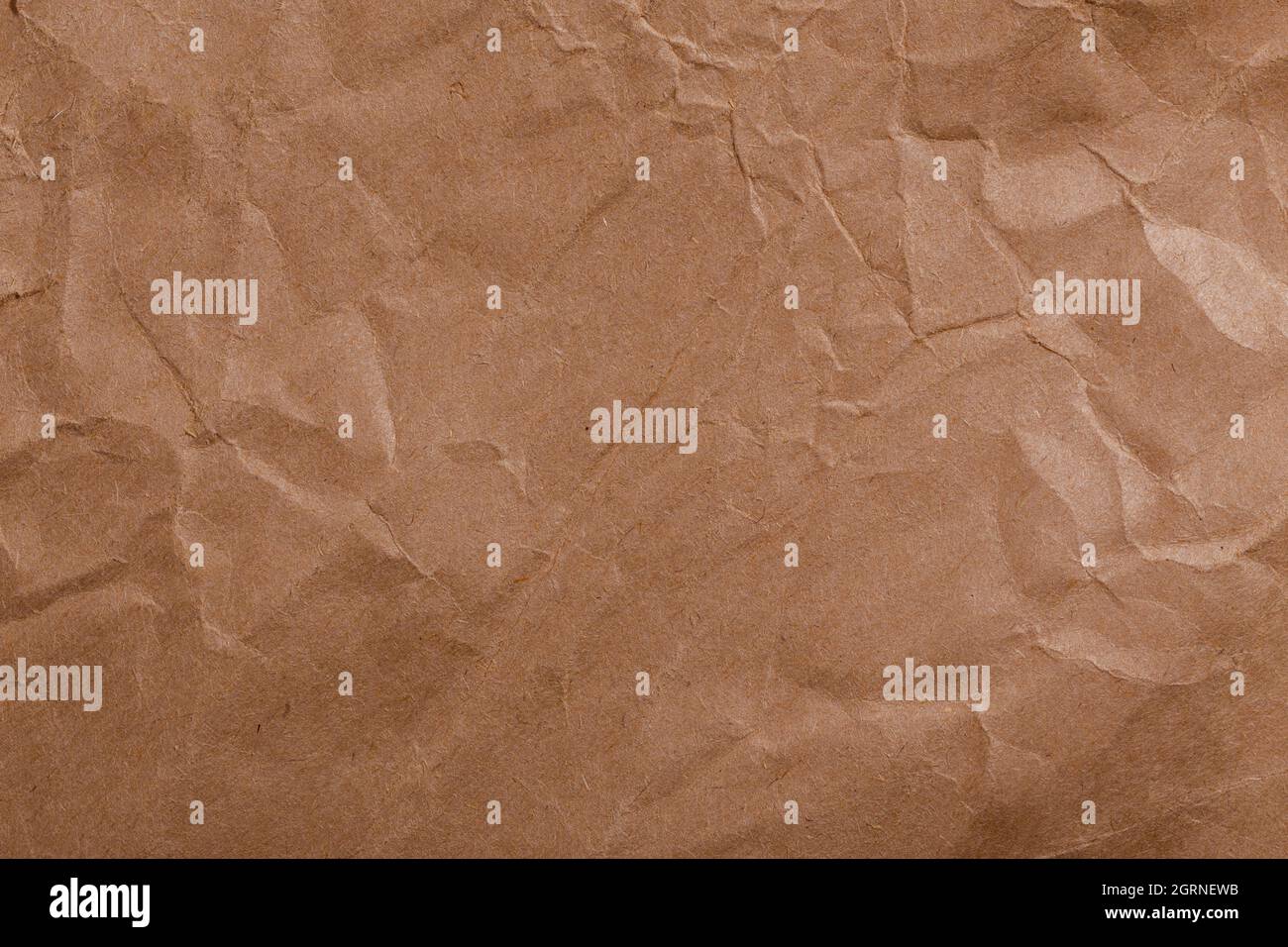 Ragged crumpled brown kraft paper texture and full frame background ...