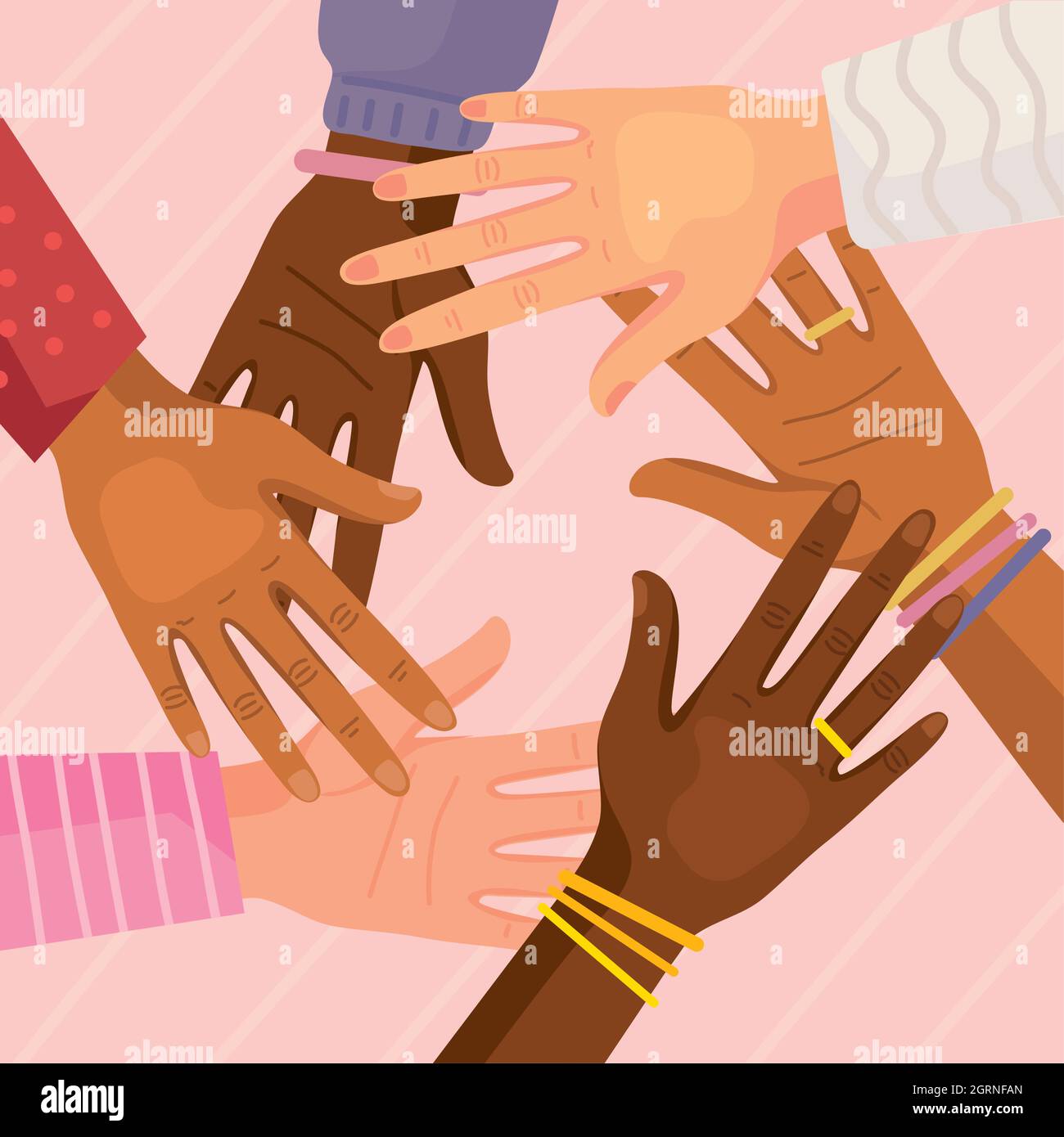 hands crossed cultural Stock Vector Image & Art - Alamy