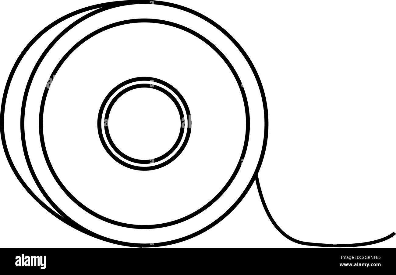 Fishing lines icon, outline style Stock Vector Image & Art - Alamy