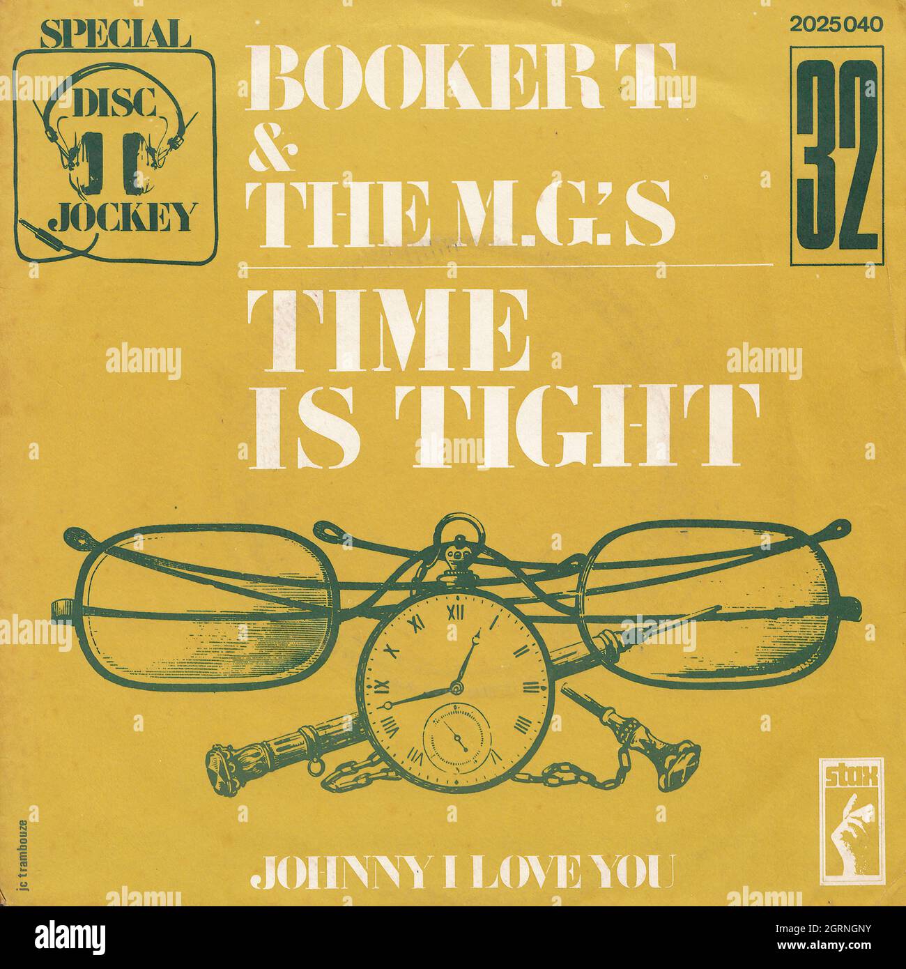 Booker T & The M.G.'s - Time is tight - Johnny i love you 45rpm - Vintage Vinyl Record Cover ...