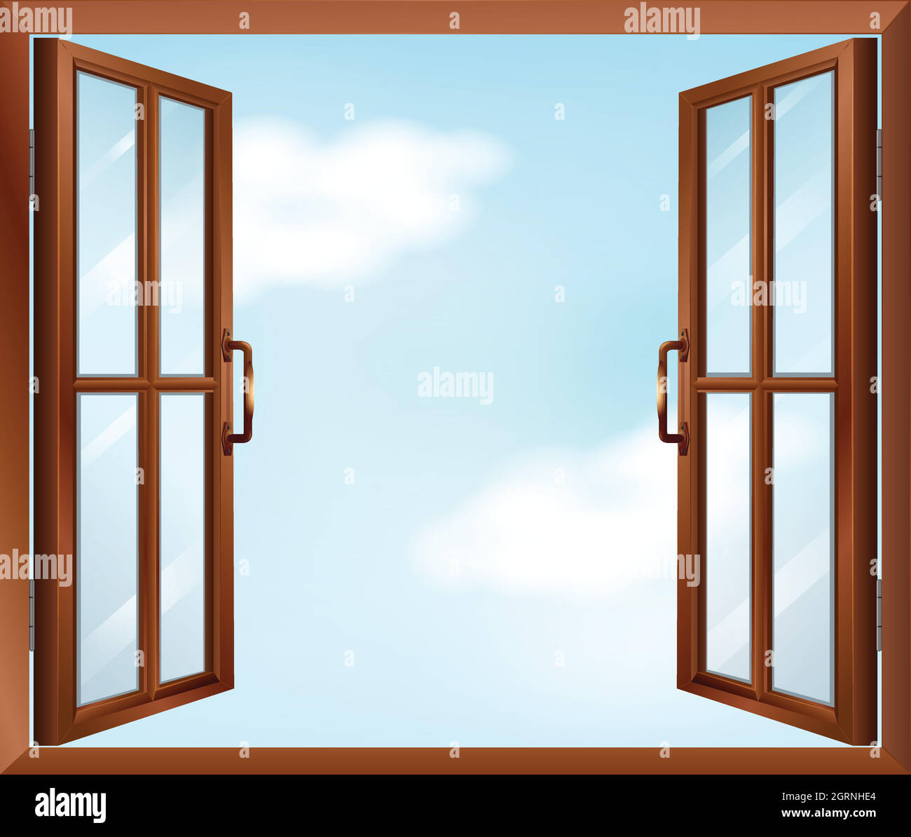 A house window Stock Vector Image & Art - Alamy