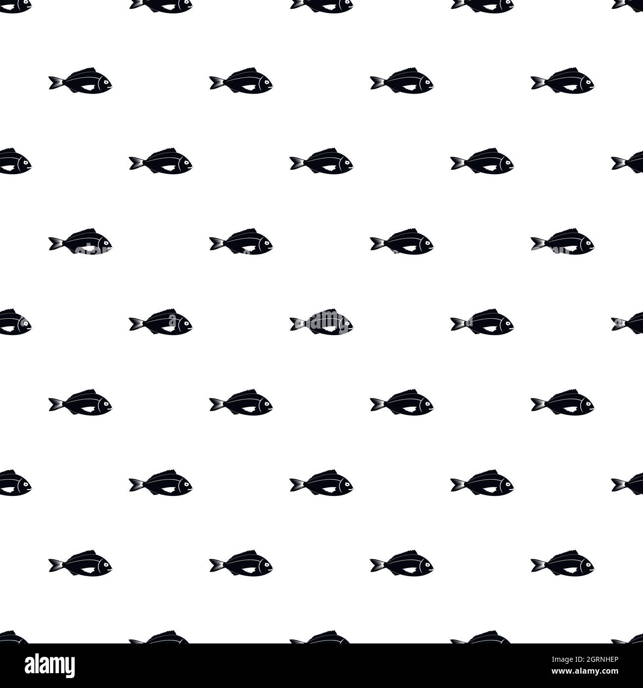 Saltwater fish pattern, simple style Stock Vector Image & Art - Alamy