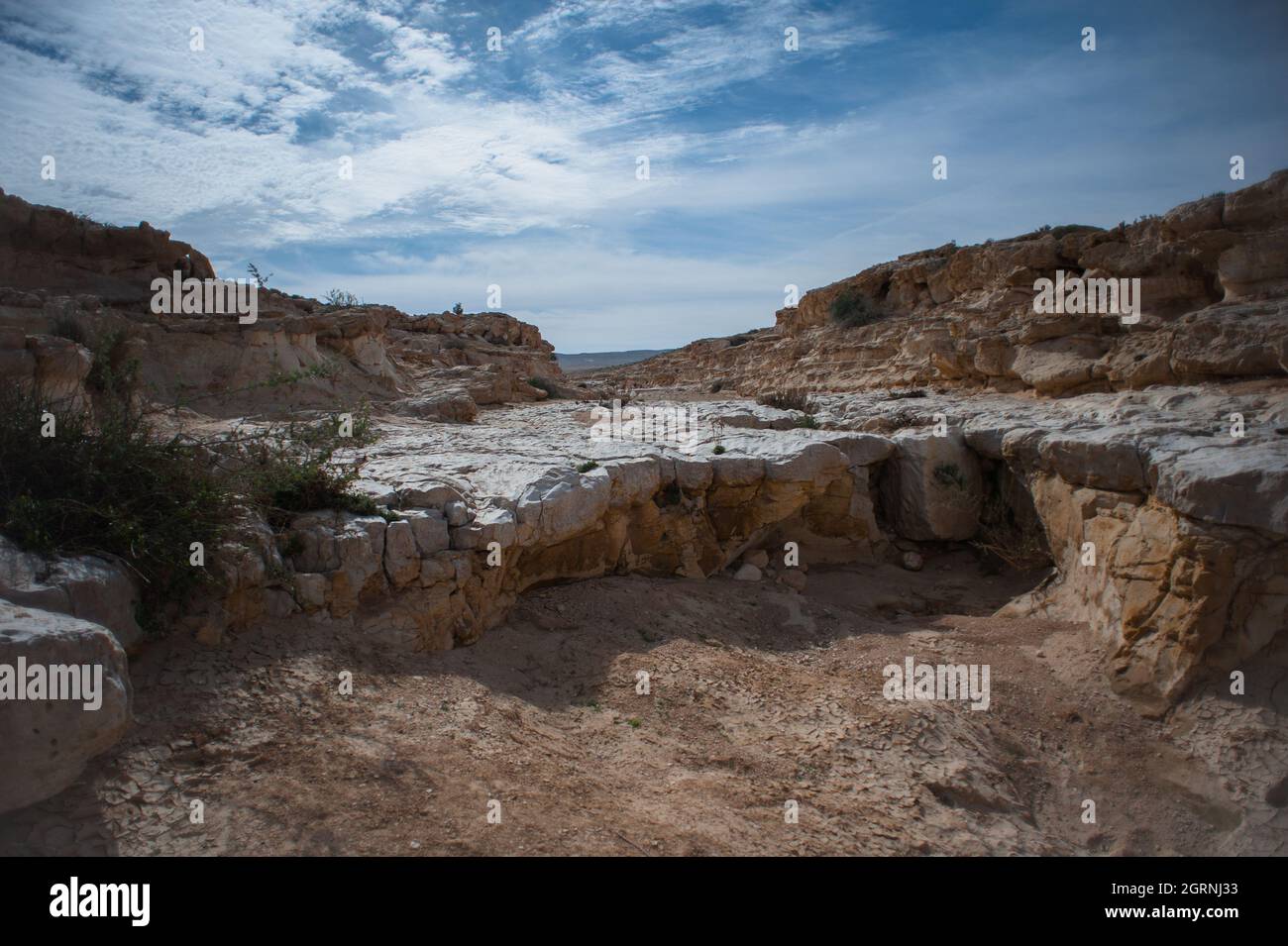 A Gorge in the Desert of Israel in a Time of Drought Stock Photo - Alamy