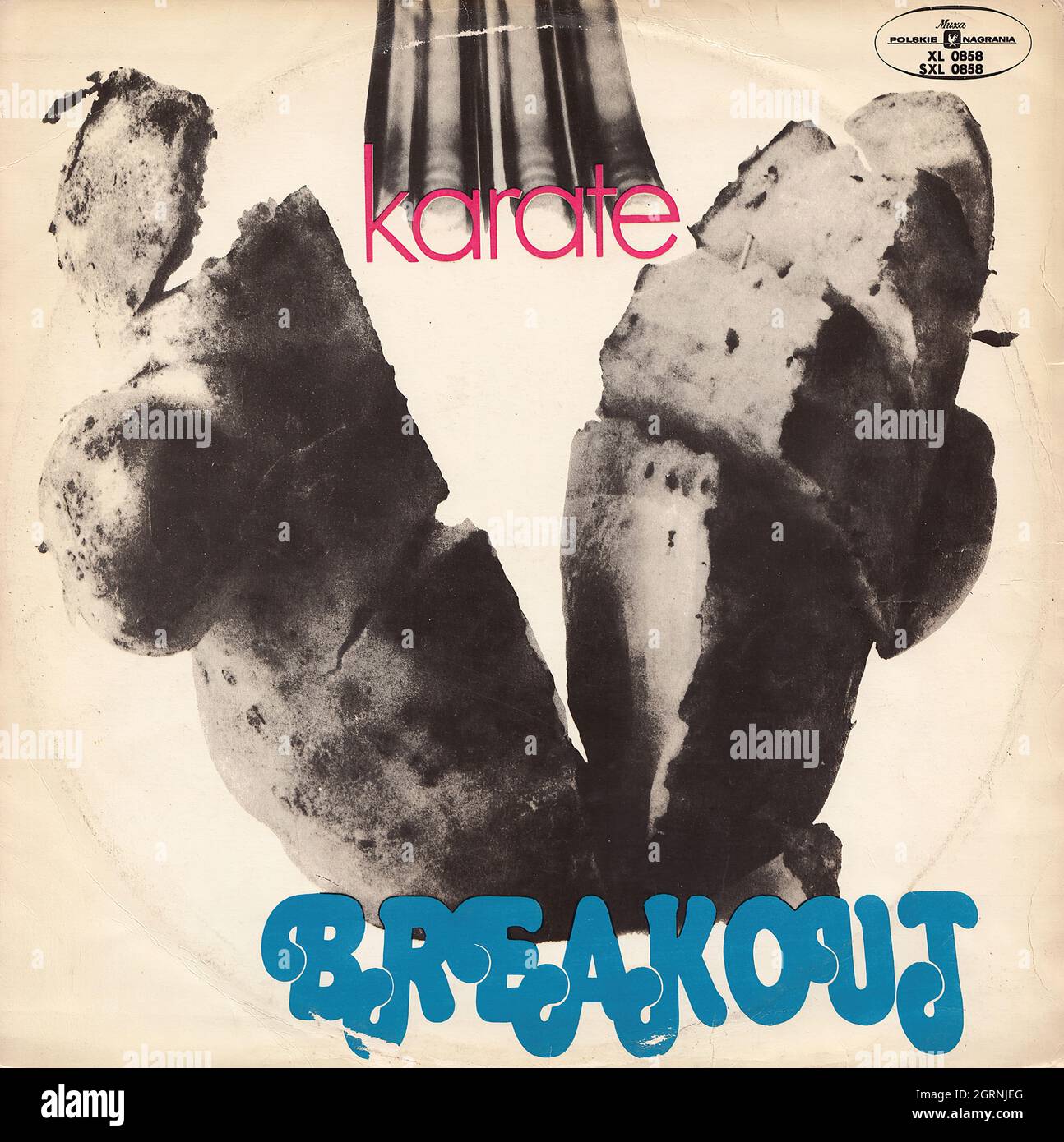 Breakout - Karate - Vintage Vinyl Record Cover Stock Photo - Alamy