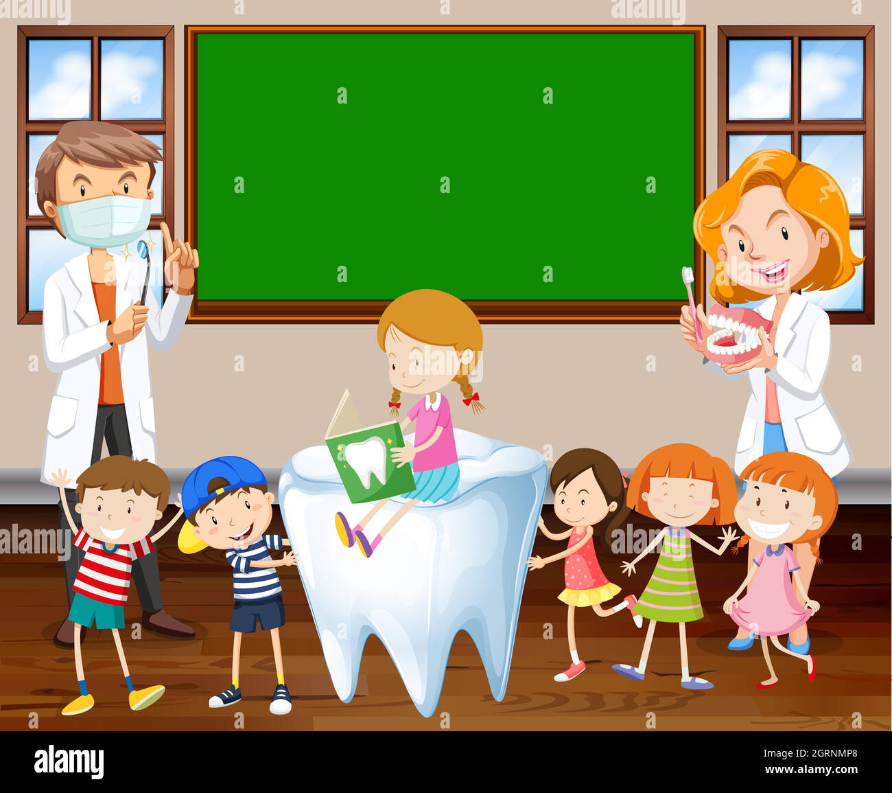 Cleaning room children Stock Vector Images - Alamy