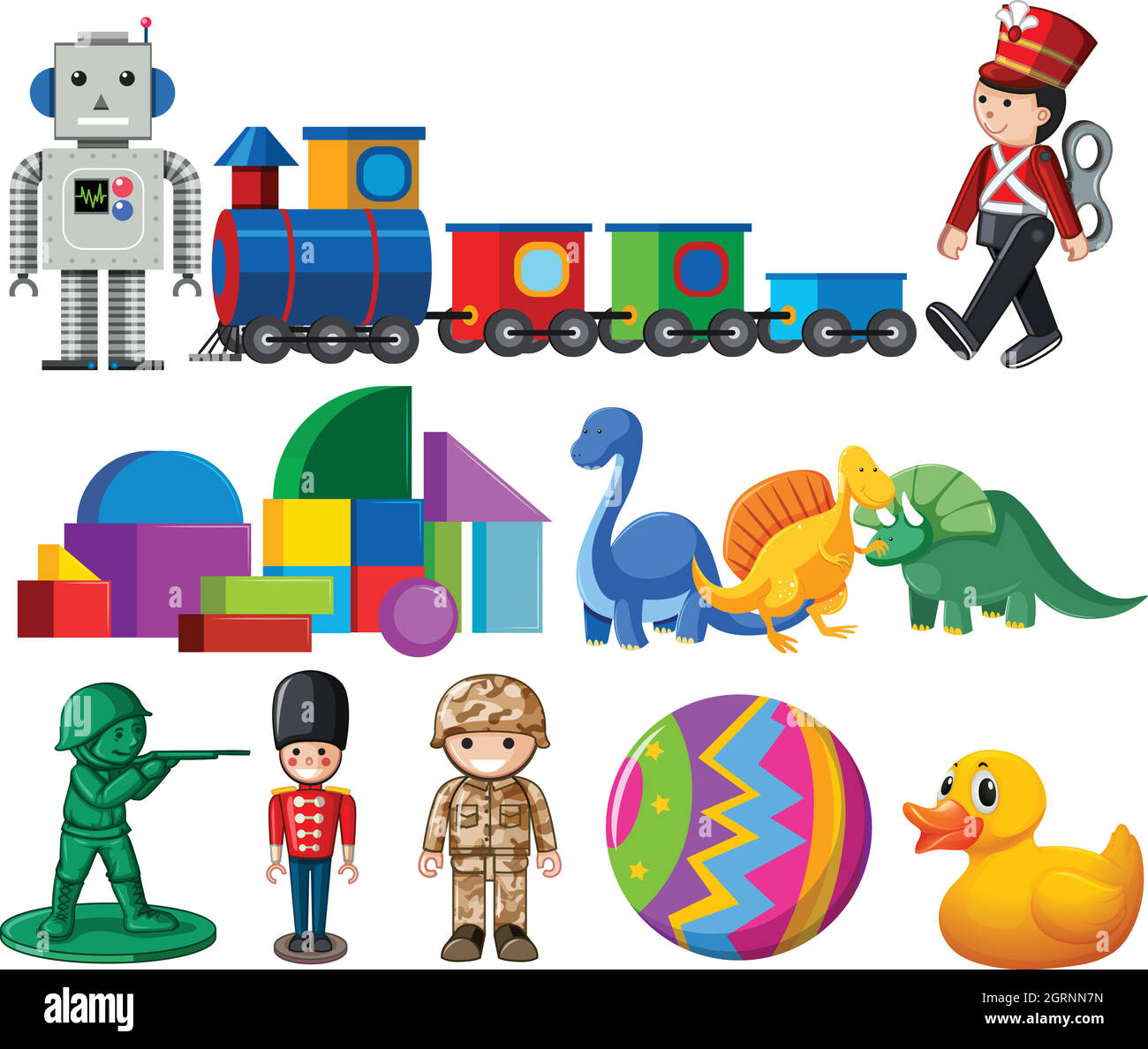 Cute kids toys icon Cut Out Stock Images & Pictures - Alamy
