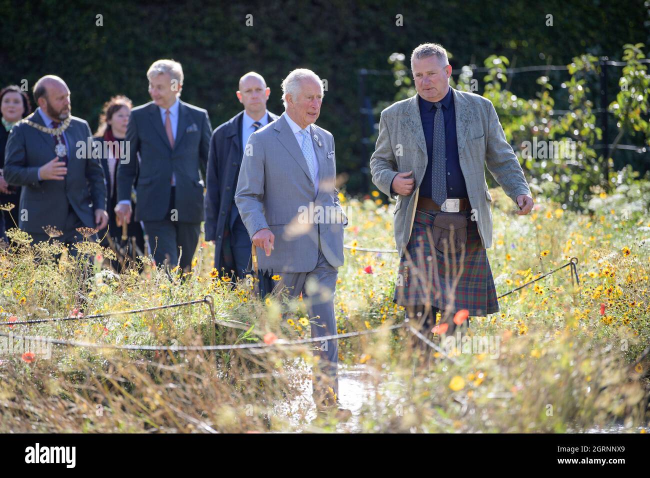 The Prince of Wales (left) known as the Duke of Rothesay when in ...
