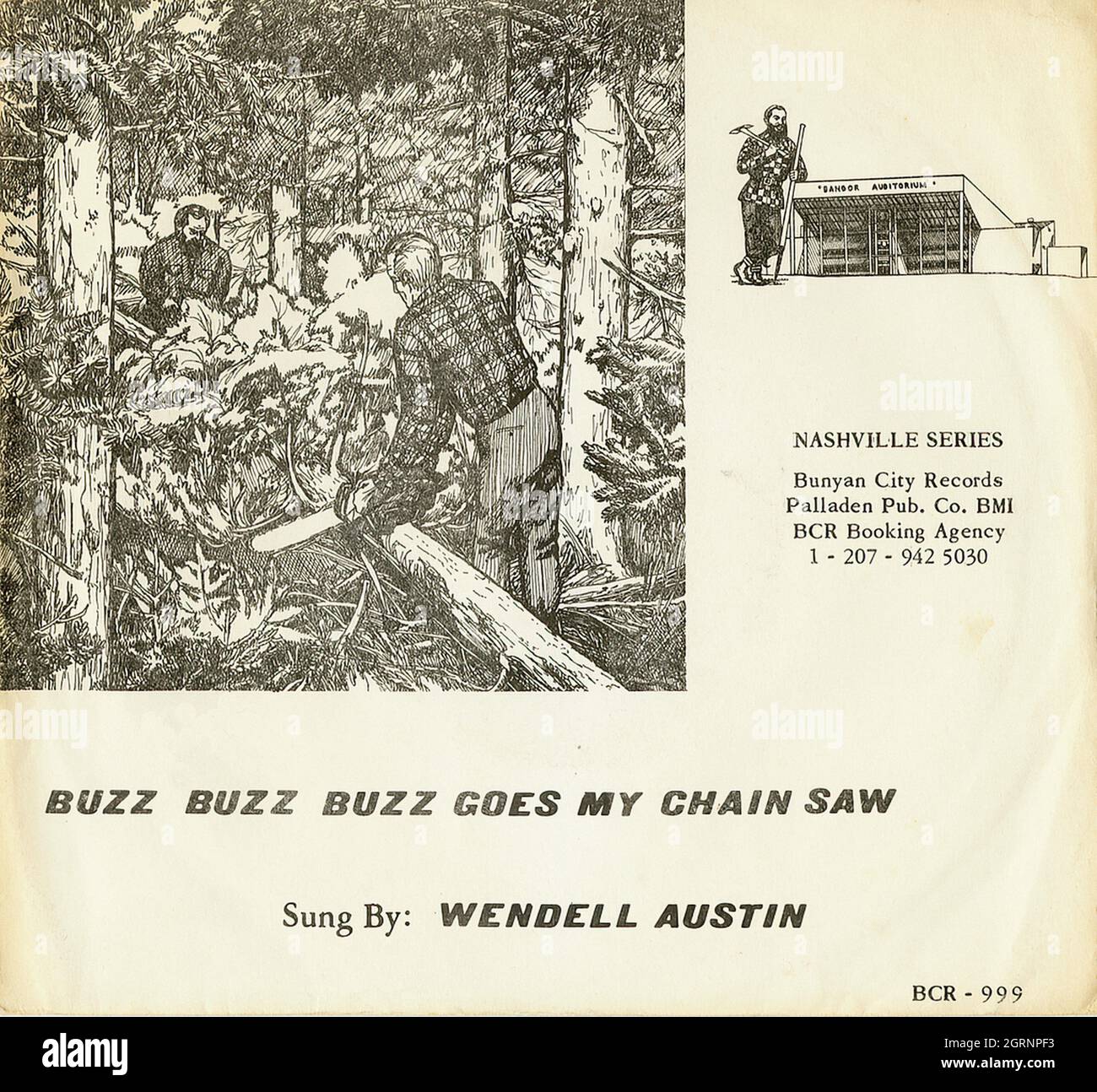 Buzz Buzz Buzz Goes My Chain Saw (45) - Vintage Country Music Album ...