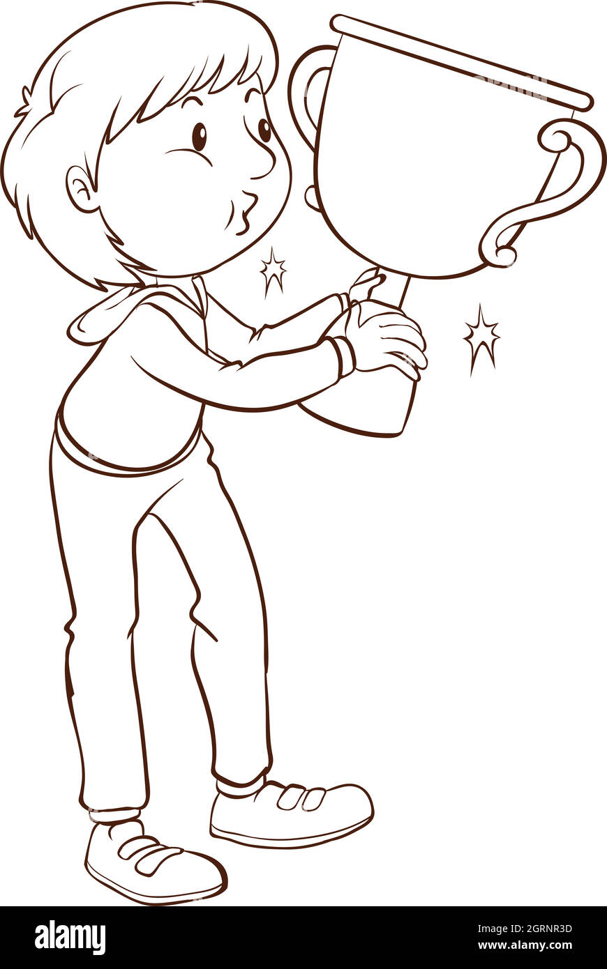 A simple plain sketch of a winner Stock Vector Image & Art - Alamy