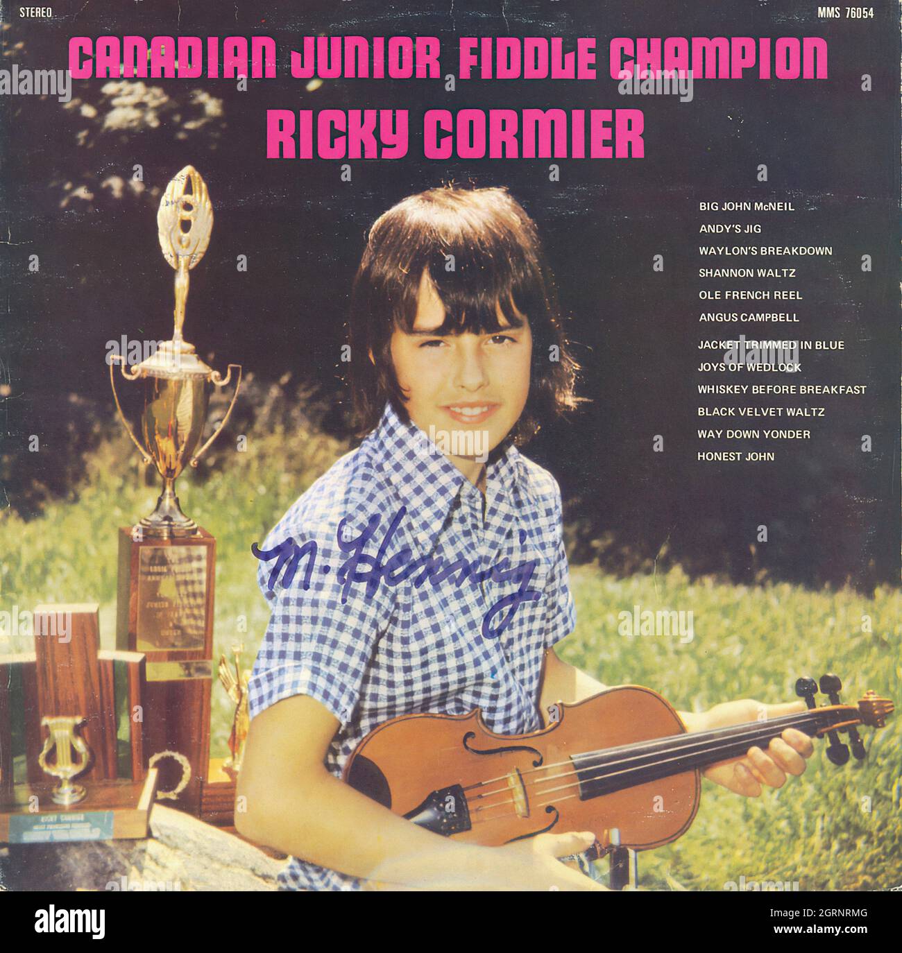 Canadian Junior Fiddle Champion Ricky Cormier - Vintage Vinyl Album ...
