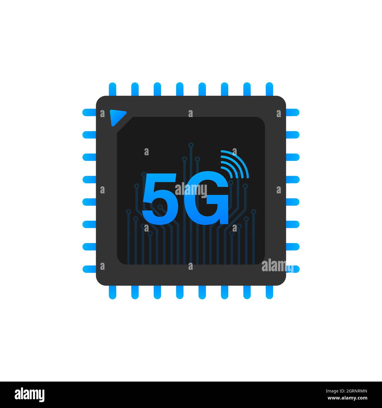 5G eSIM Embedded SIM card icon symbol concept. new chip mobile cellular ...