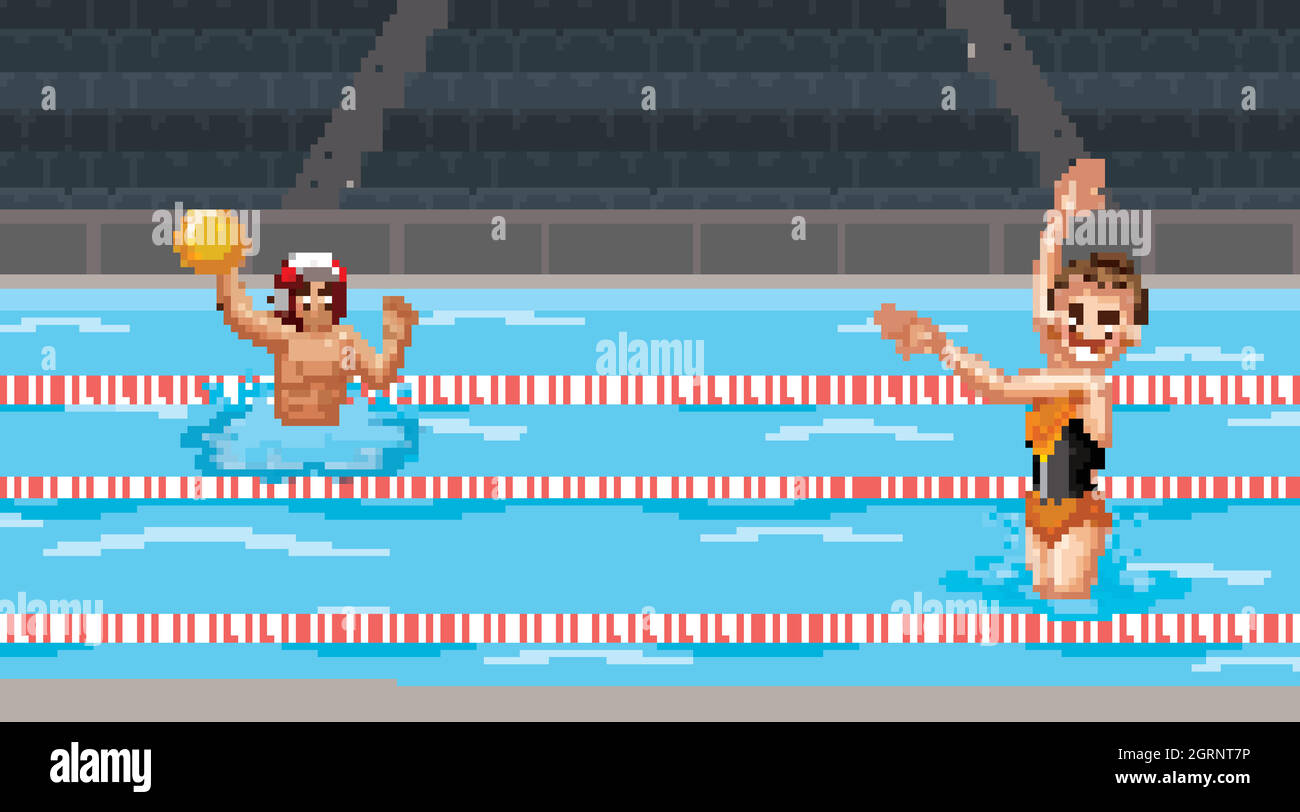 Waterpolo games Stock Vector Images - Alamy