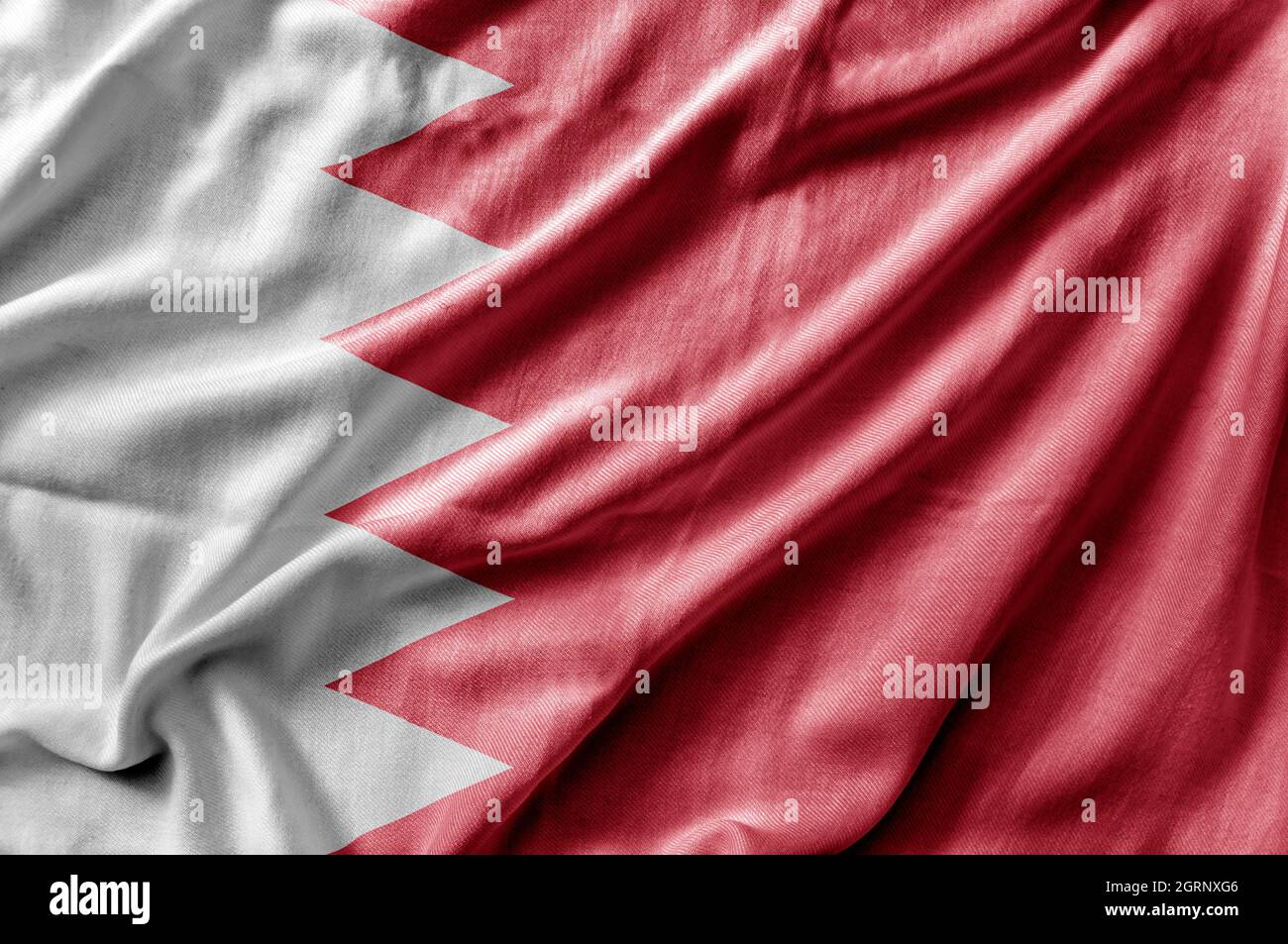 Flag of bahrain waving hi-res stock photography and images - Alamy
