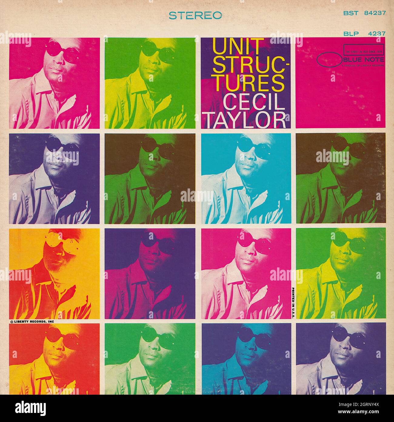 Cecil Taylor - Unit structures - Vintage Vinyl Record Cover Stock Photo - Alamy