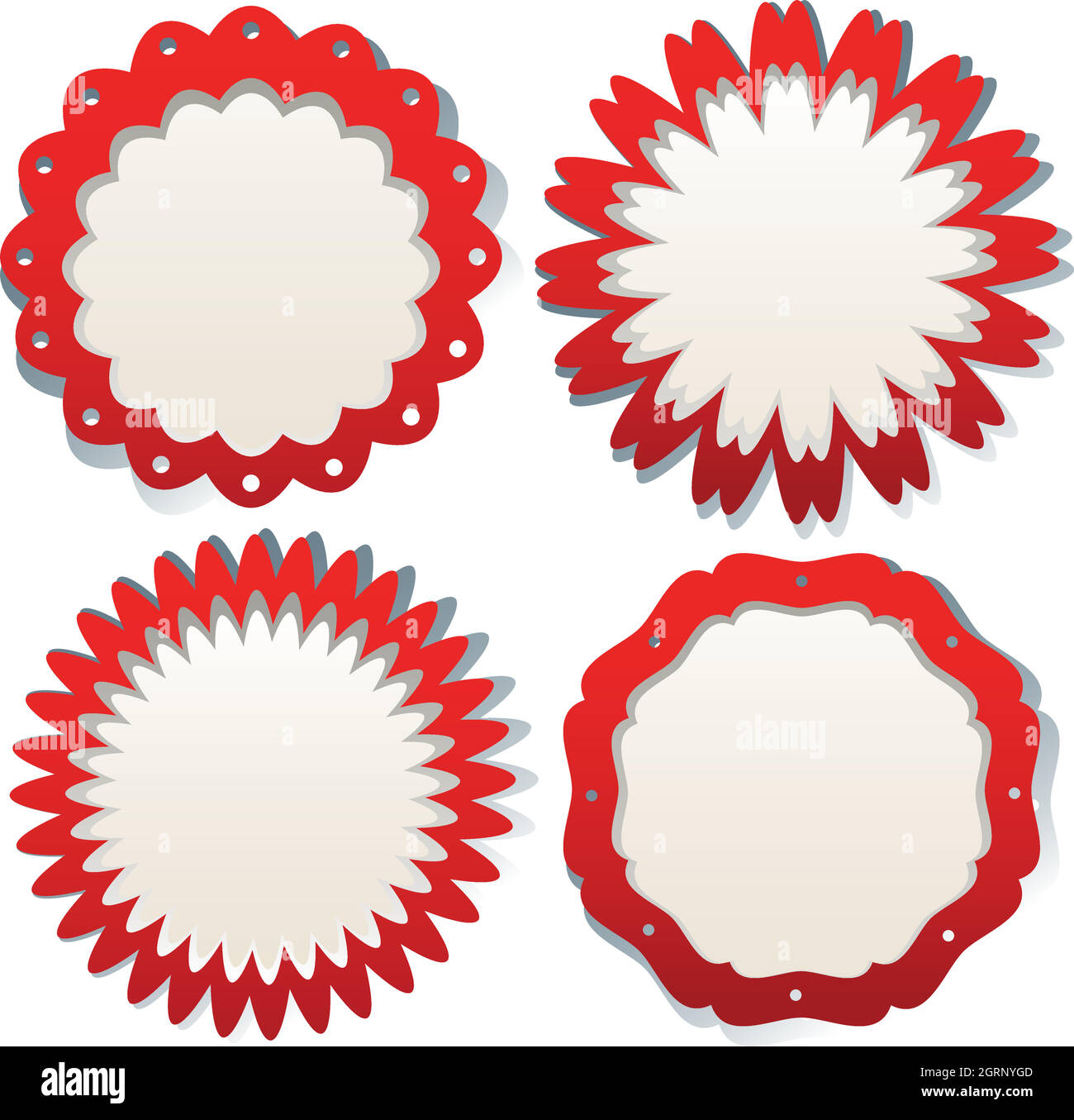 Red label design on white background Stock Vector Image & Art - Alamy