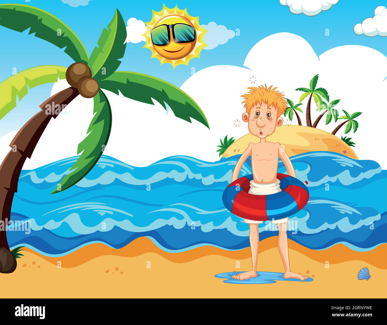 Bathers Stock Vector Images - Alamy