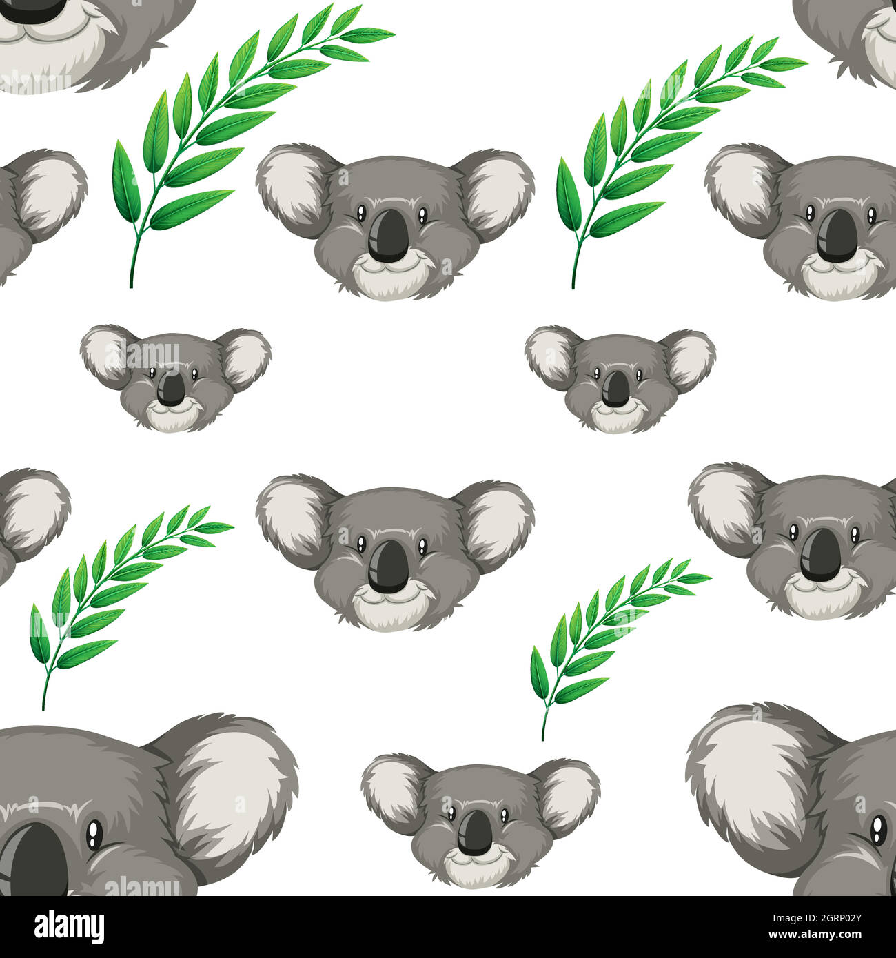 Seamless background with koala bears Stock Vector Image & Art - Alamy