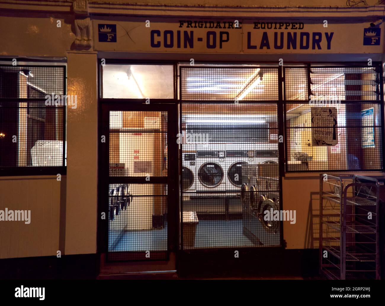A Coin Operated Laundry in London England Stock Photo - Alamy