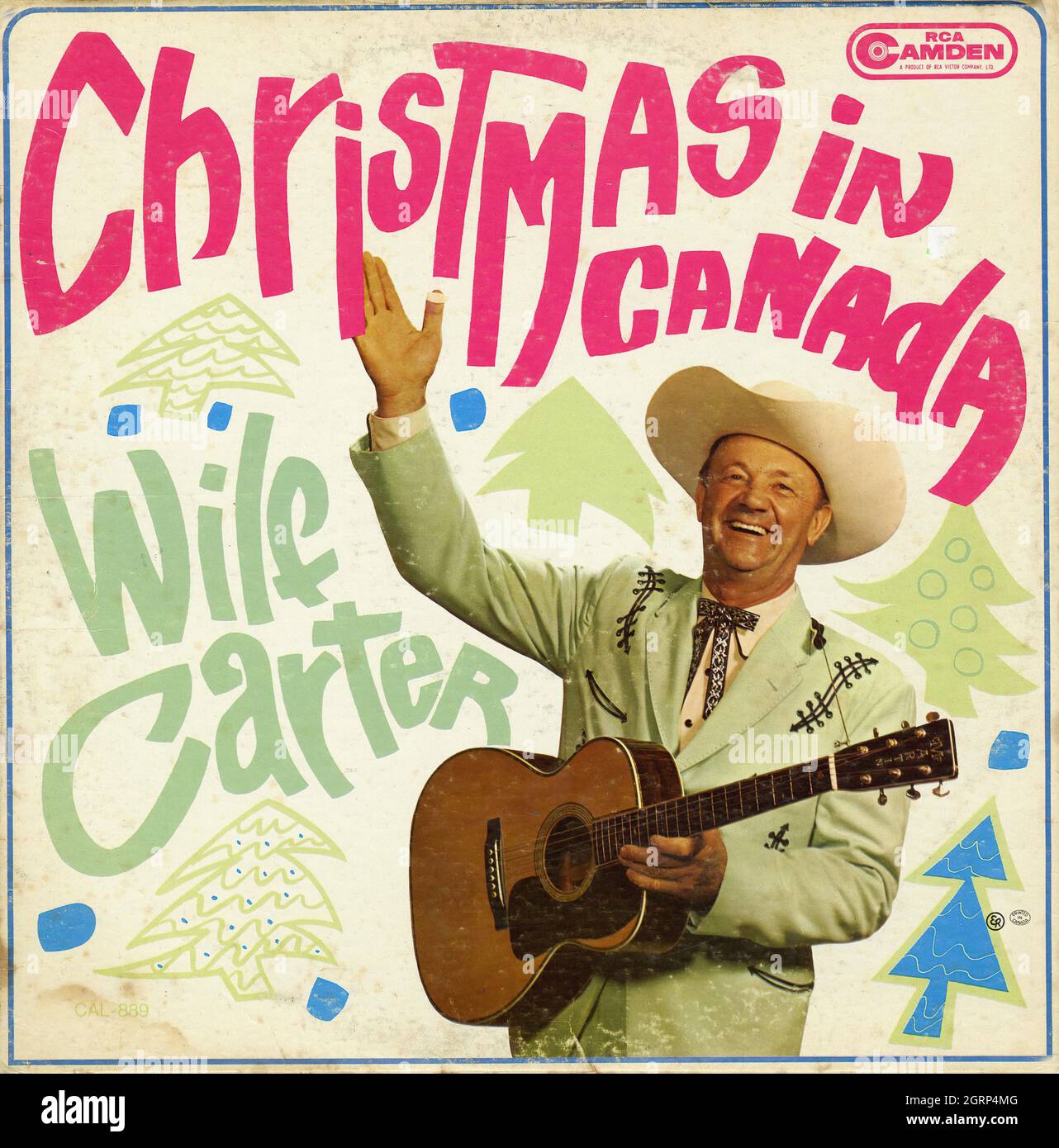 Wilf Carter - Christmas In Canada - Vintage Country Music Album Stock ...