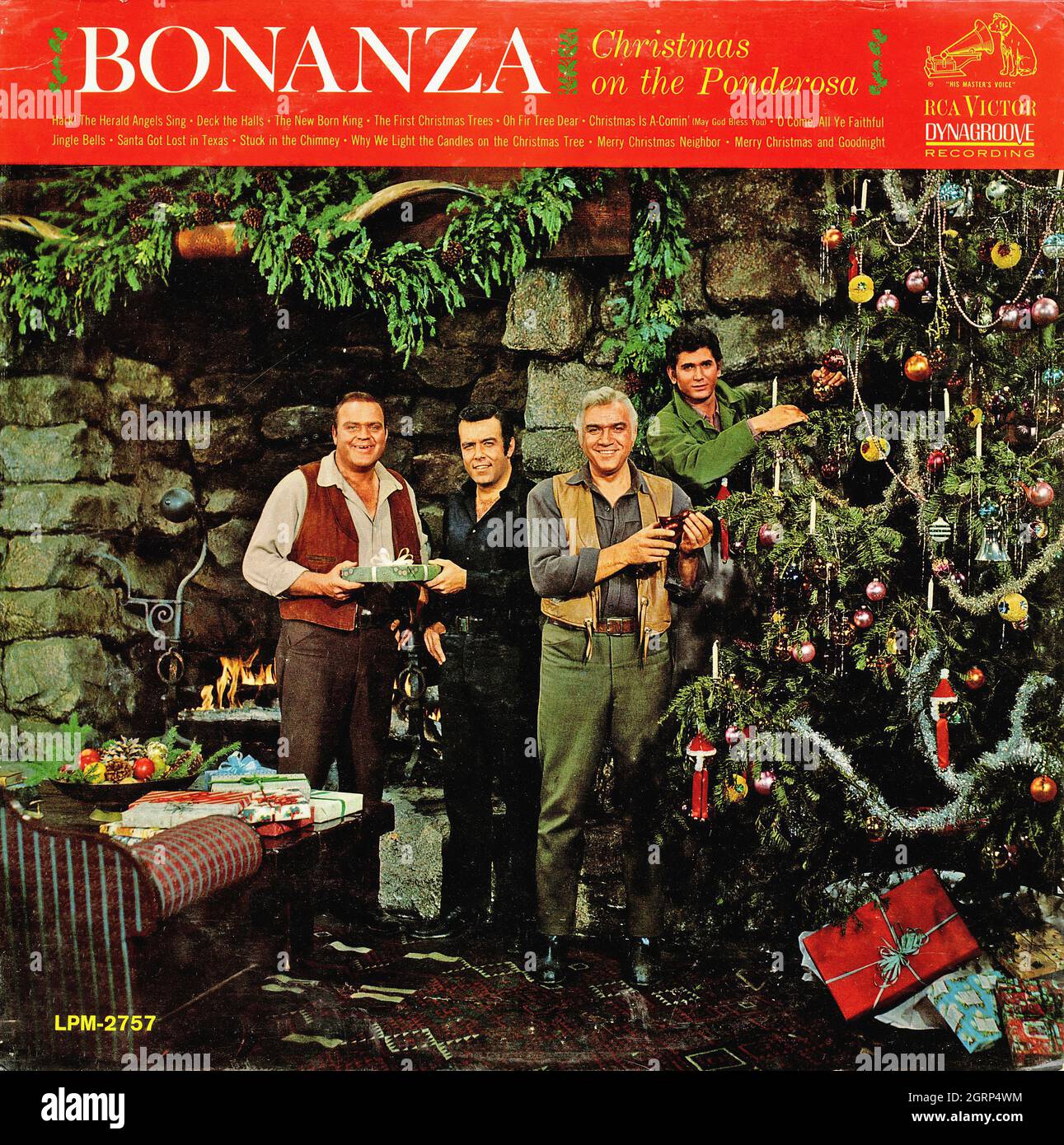Bonanza - Christmas On The Ponderosa - Vintage American Comedy Vinyl ...