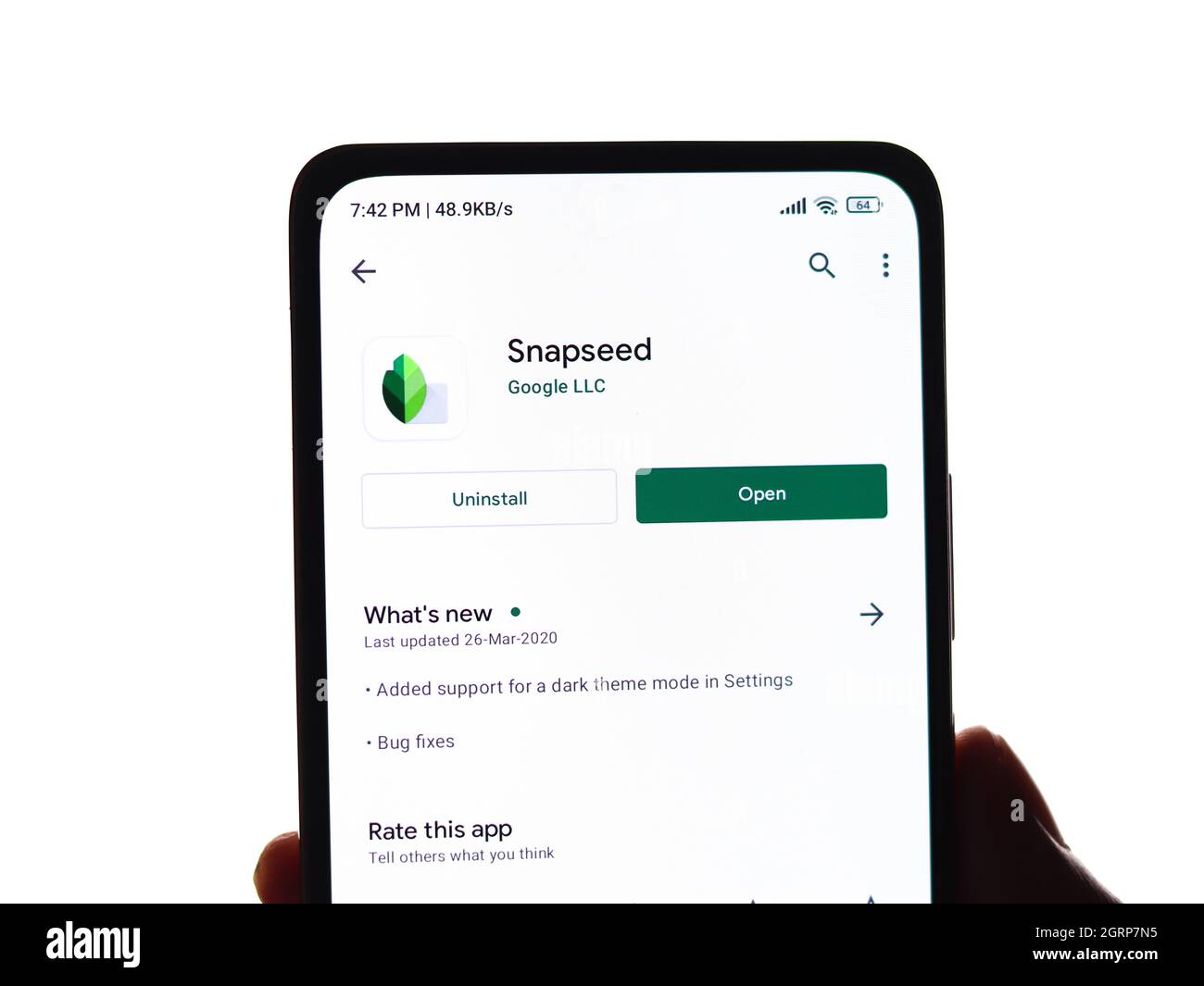Snapseed logo hi-res stock photography and images - Alamy