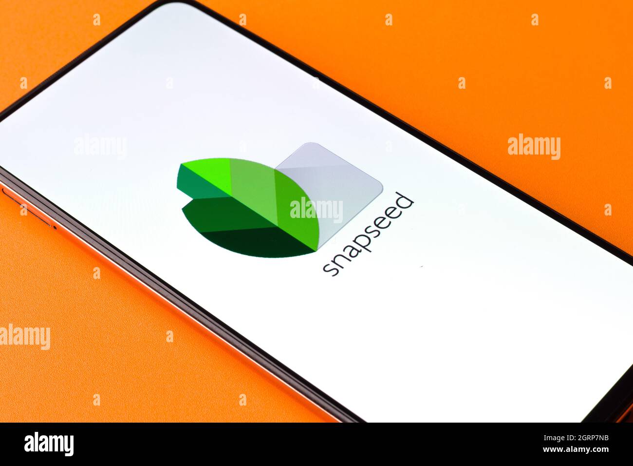 West Bangal, India - September 28, 2021 : Snapseed logo on phone screen ...