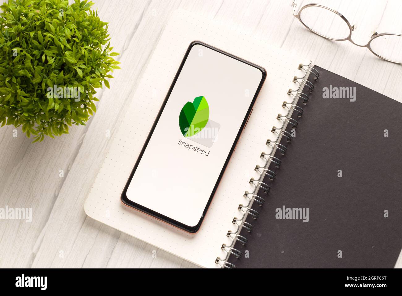 West Bangal, India - September 28, 2021 : Snapseed logo on phone screen ...