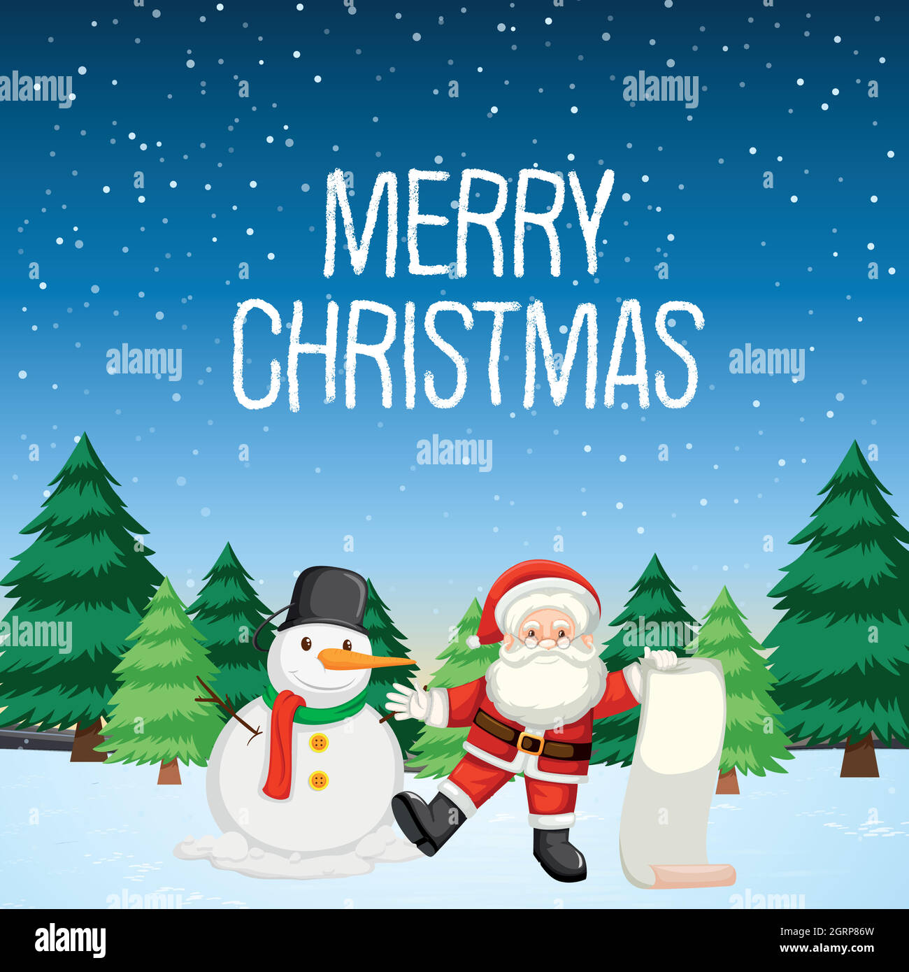 Merry christmas red paper Stock Vector Images - Alamy