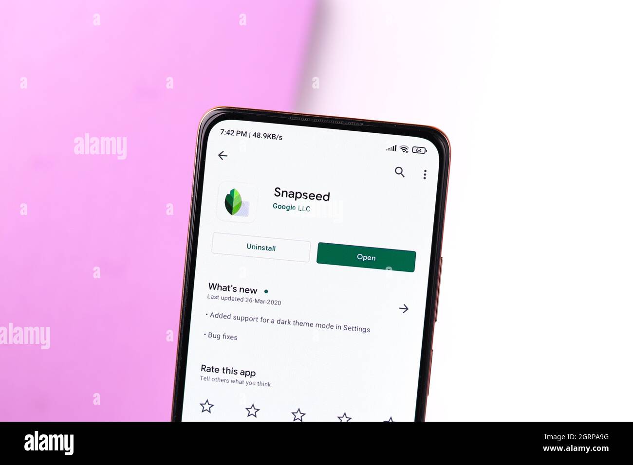 Snapseed logo hi-res stock photography and images - Alamy