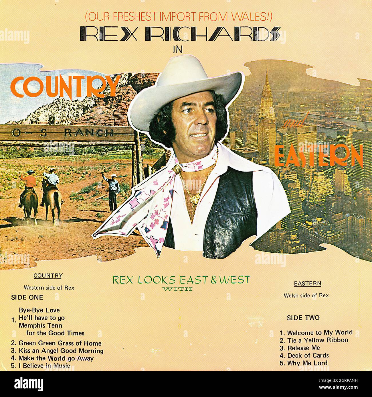 Rex Richards - Country and Eastern - Vintage Country Music Album Stock ...