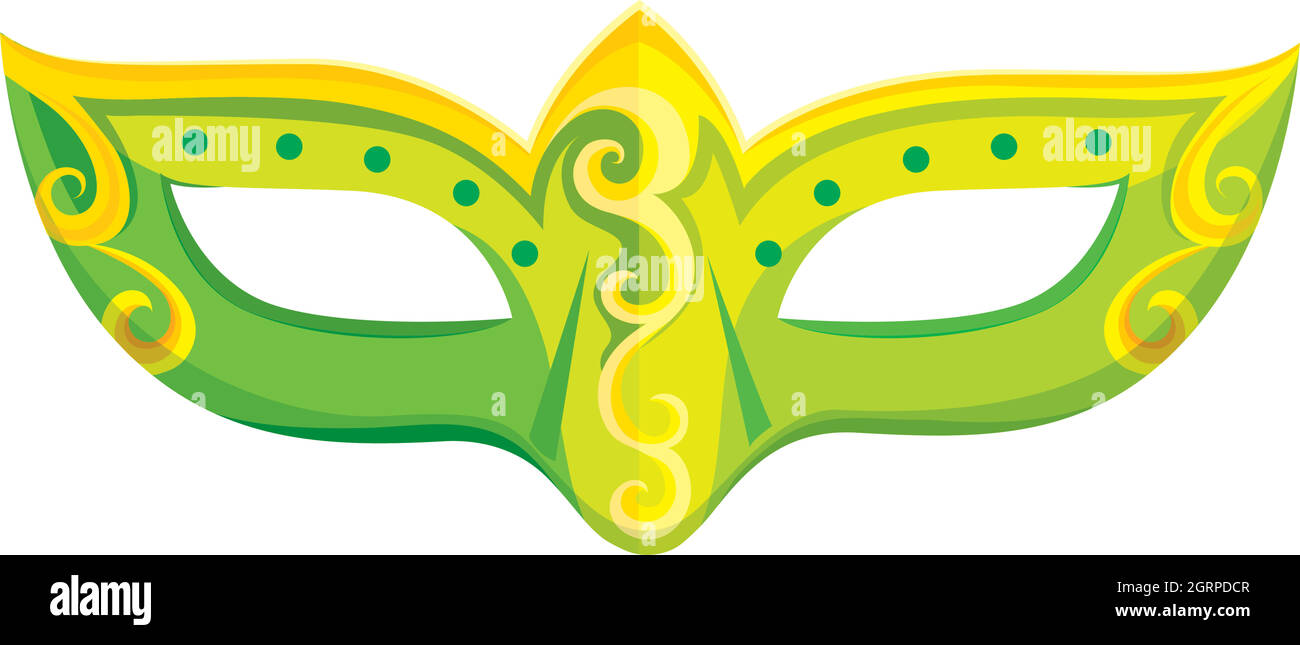 The mask green cartoon Stock Vector Images - Alamy