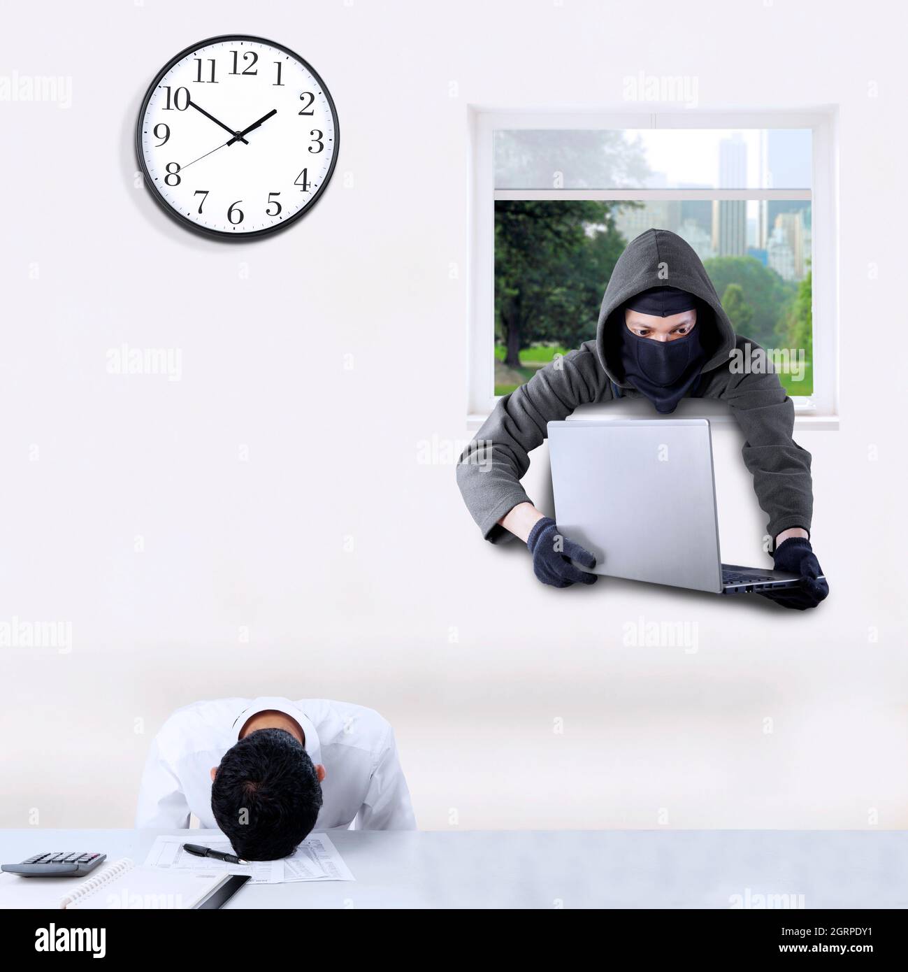 Office stealing hi-res stock photography and images - Alamy