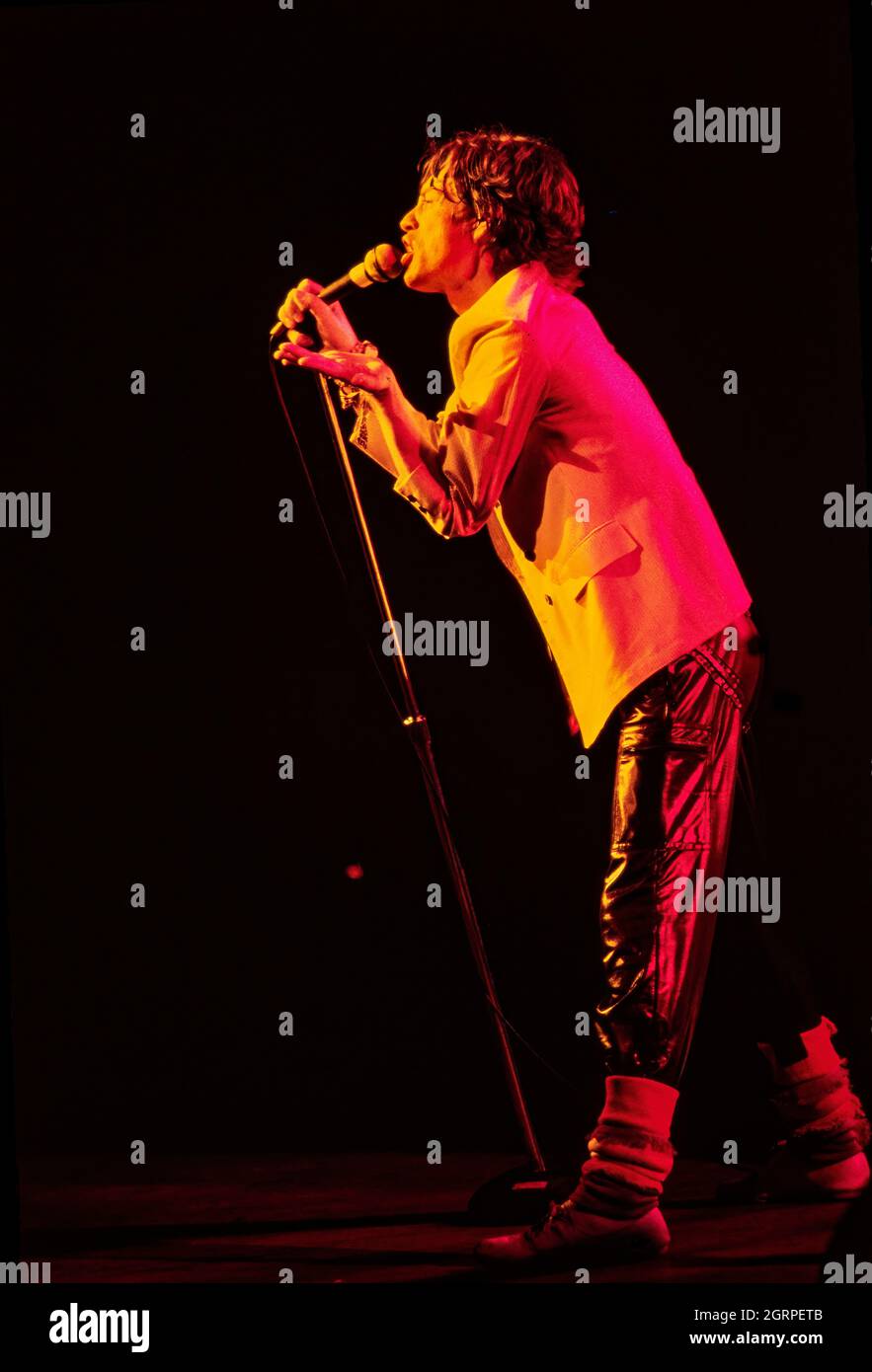 Mick Jagger, frontman for The Rolling Stones in concert at Atlanta's ...
